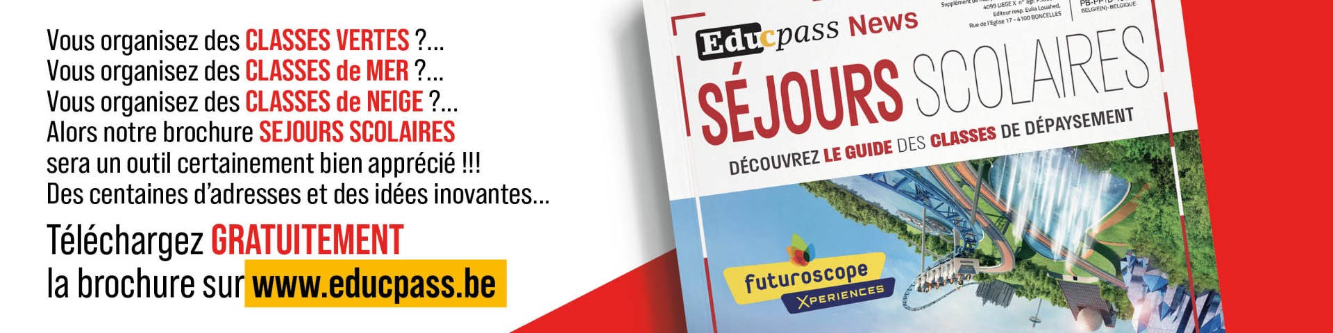 Educpass - Passeport pour les enseignants et les éducateurs FR et NL
